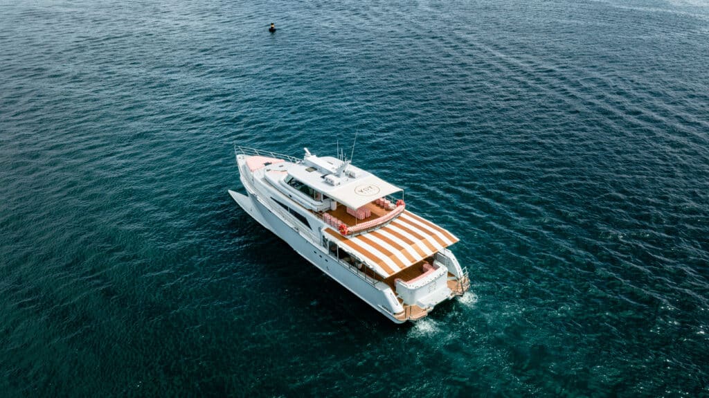 YOT Vice Private Charter | Crystal Blue Yacht Charters